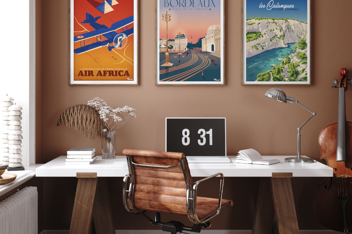 Papeterie vintage - Marcel Travel Posters – bretagne