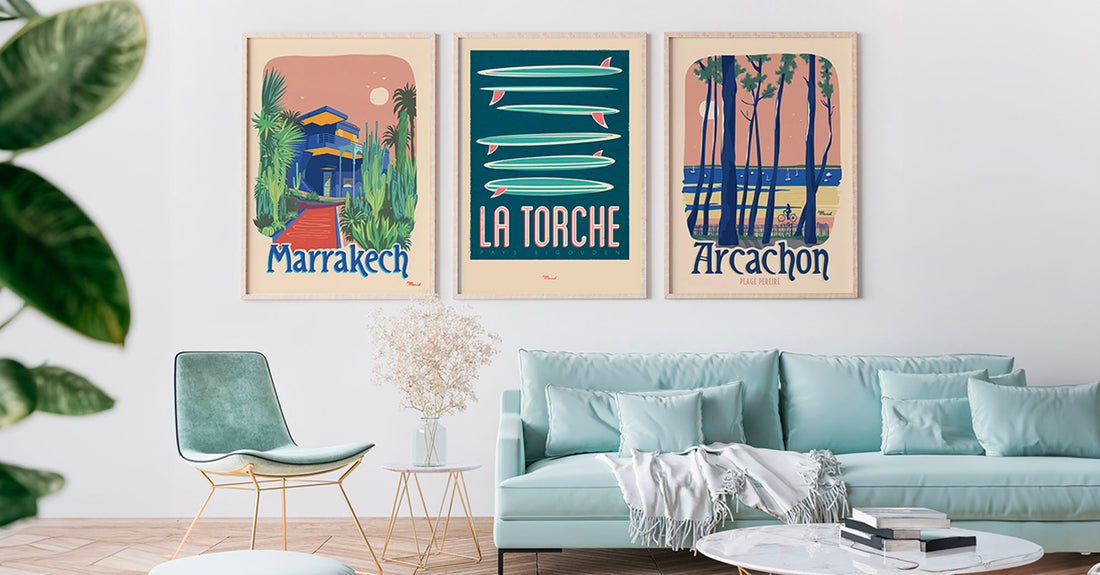 Marcel Travel Posters: Vintage Posters and Prints – Postcards