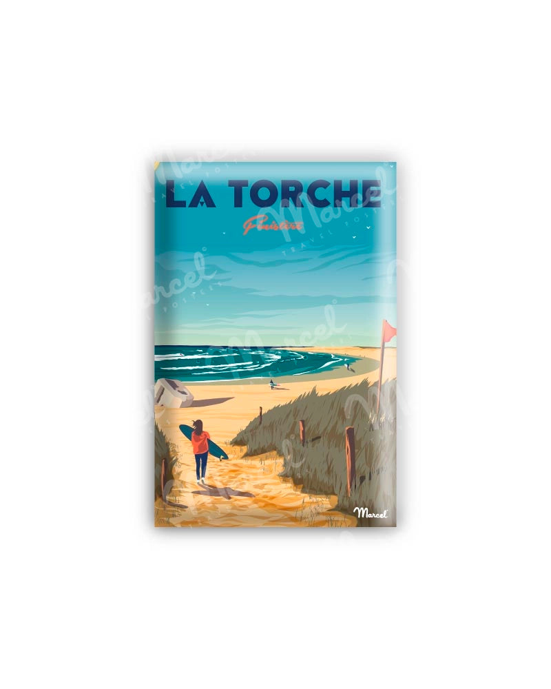 Magnet LA TORCHE - Marcel Travel Posters