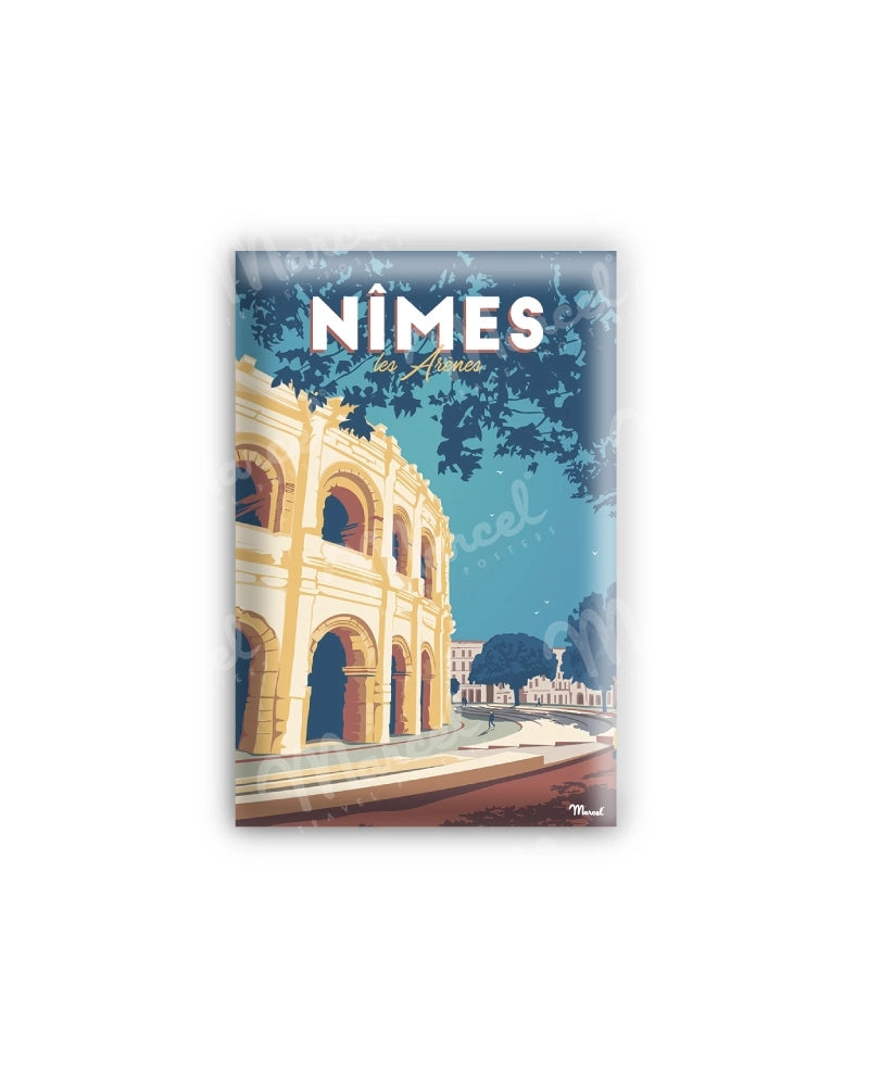 Magnet NIMES - Marcel Travel Posters