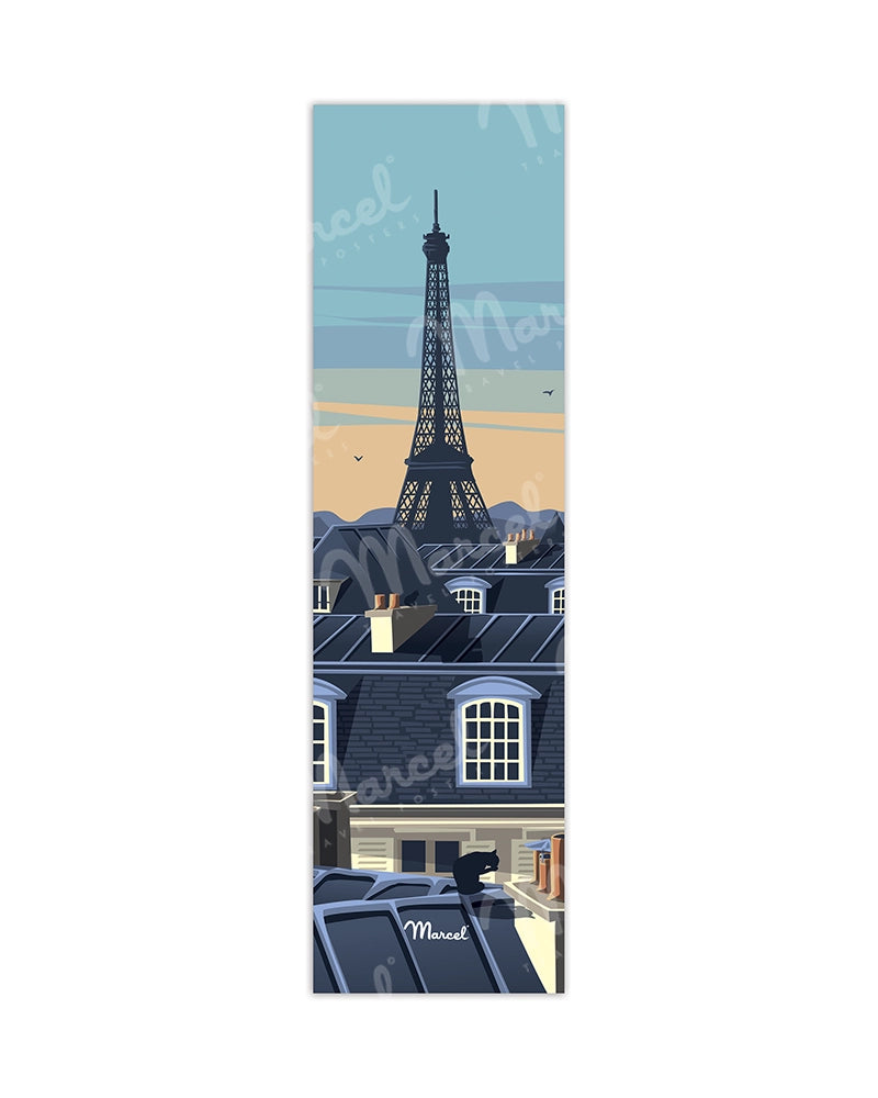 Marque-Page PARIS "Les toits" - Marcel Travel Posters