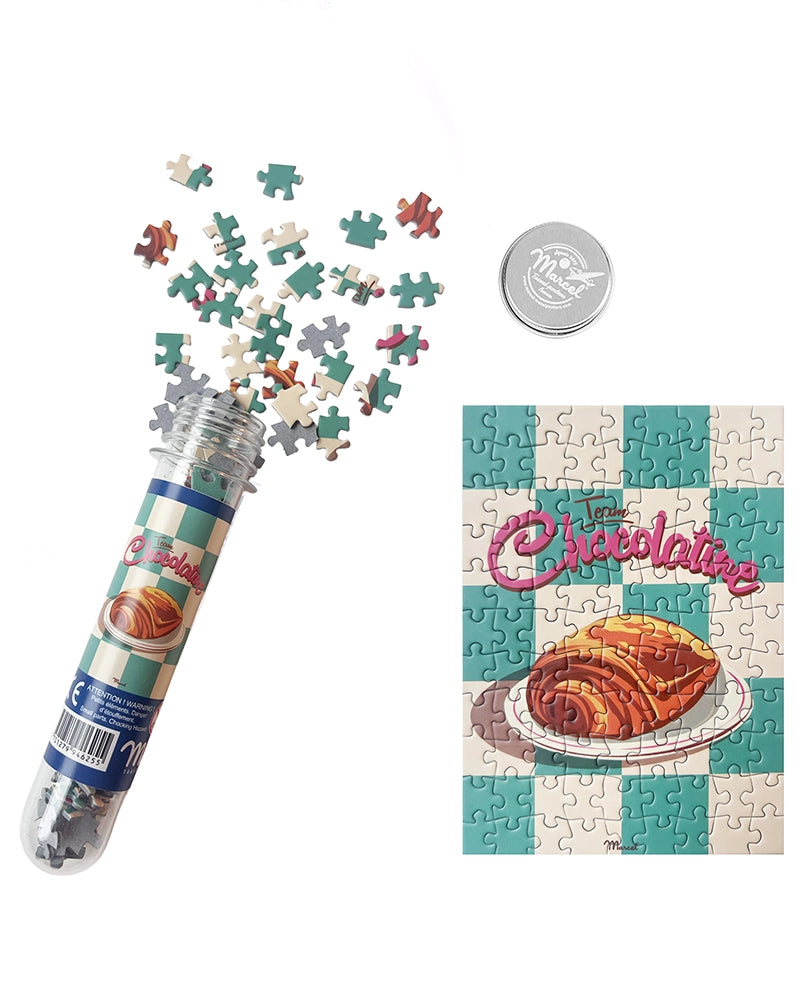 Mini-Puzzle "Team Chocolatine" - Marcel Travel Posters